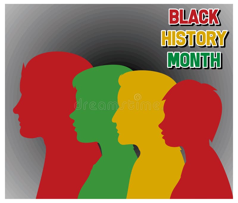Black History Month Banner. Flat Vector Modern Stock Vector ...