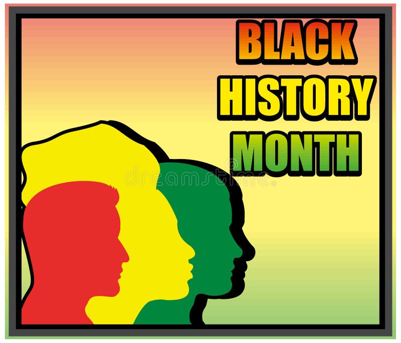 Black History Month Banner. Flat Vector Modern Stock Vector ...