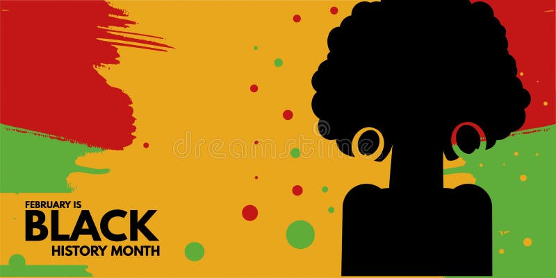 Black History Month - Banner, Poster Stock Vector - Illustration of ...