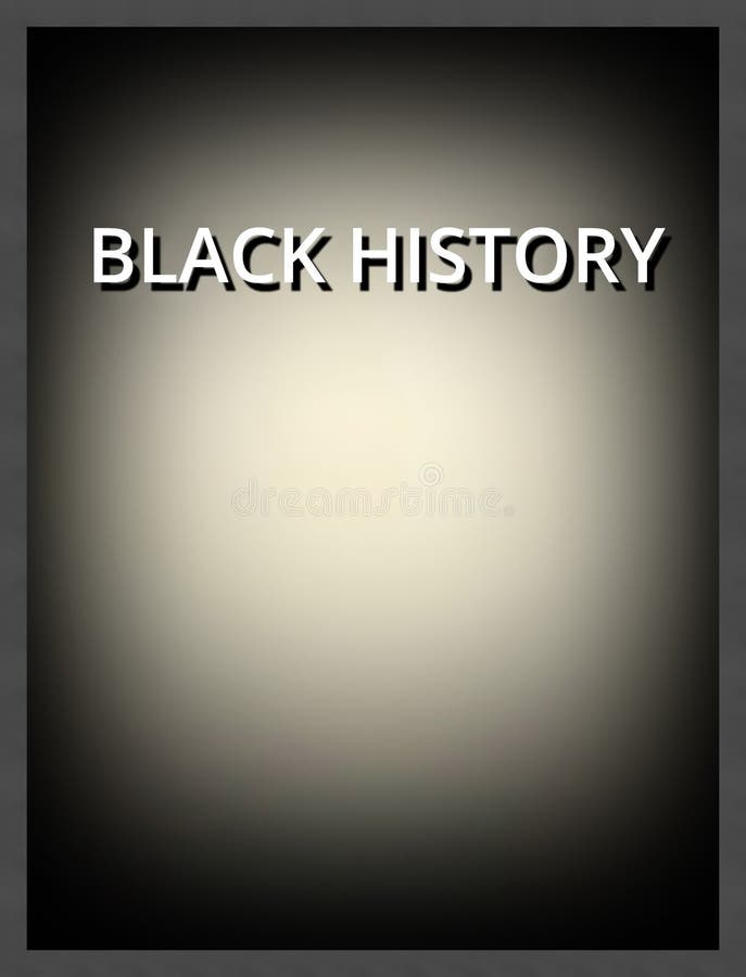Black History Month in Real-life, with Vertical Picture Black Shadow ...