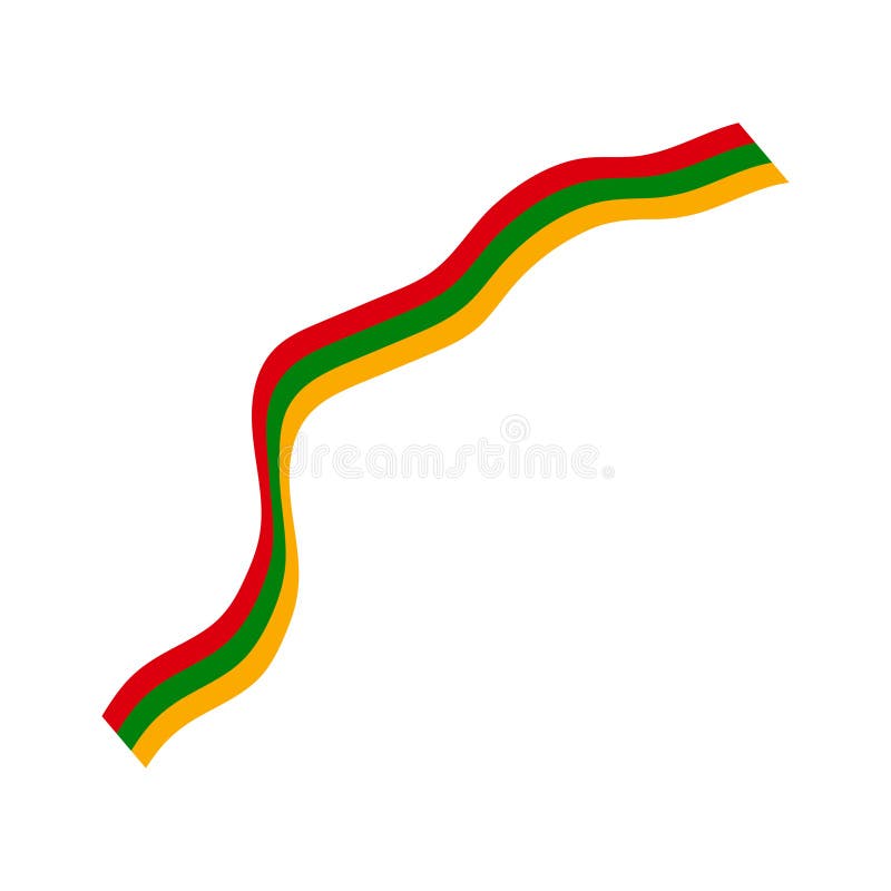 Black History Month Ribbon Element Design Collection Stock Illustration ...