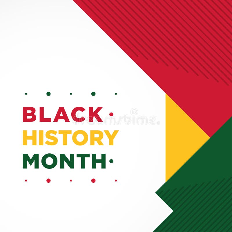 Black History Month Vector Design for Banner or Background Stock Vector ...