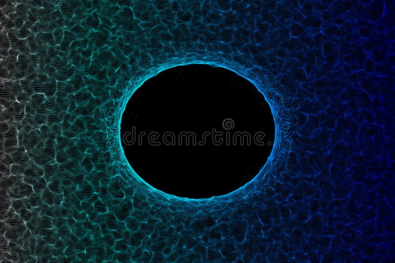 Black Hole in Abstract Background Stock Illustration - Illustration of ...