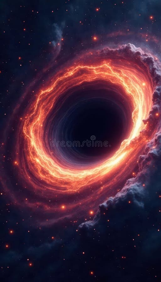 Black Hole Accretion Disk, Swirling Cosmic Matter , Texture, Energy ...