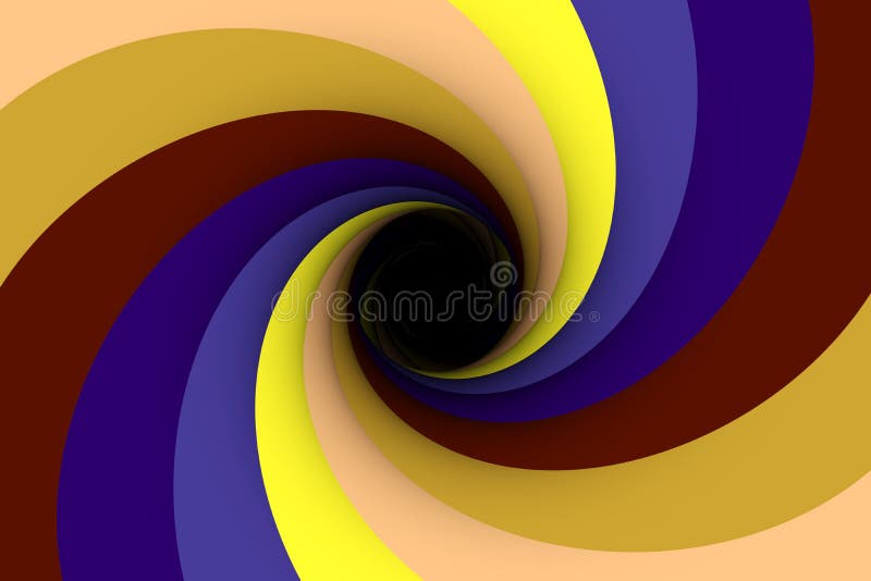 Black hole blue yellow stock illustration. Illustration of shades ...