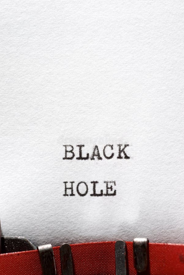 Black hole concept stock image. Image of paper, science - 258330833