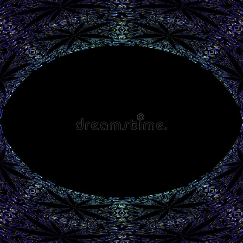 Black Hole Crystal Vortex Holiday Square Glass Pattern Dimensional Star ...