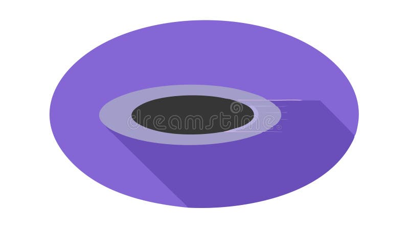 Black Hole or Drain Icon for Void or Removal, Vector Design Generative ...