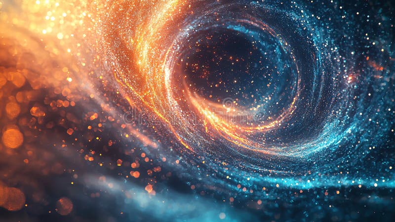 Black Hole in Outer Space. Abstract Universe, Space Wallpaper Stock ...