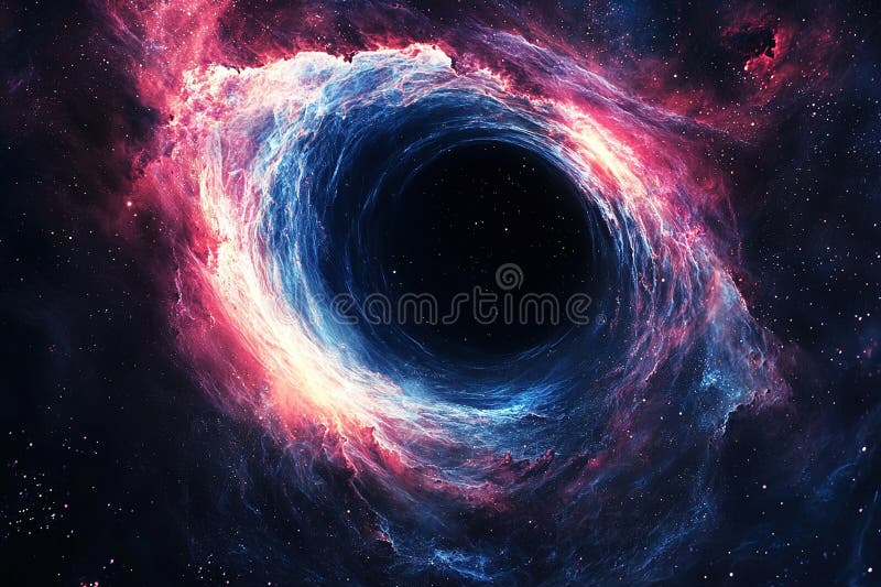 Black Hole in Outer Space. Abstract Universe, Space Wallpaper Stock ...