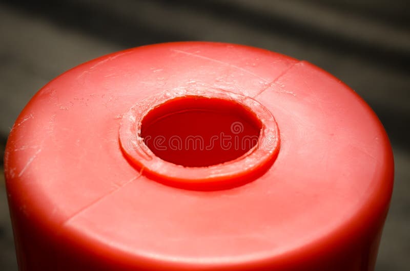 Black Hole in the Plastic Pole Stock Photo - Image of aperture, uphole ...