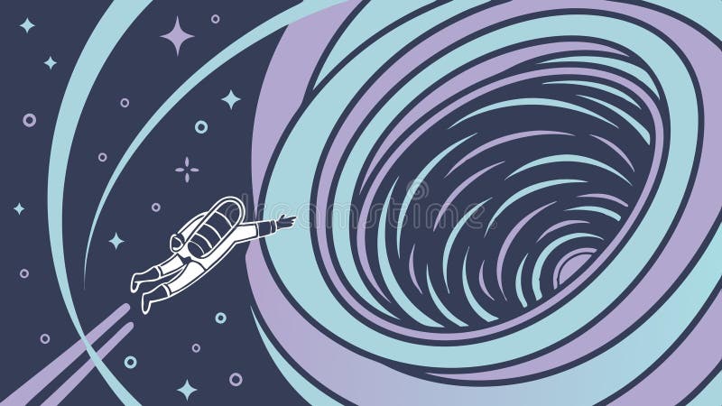 Black Hole Vortex Design, Abstract Cosmic Phenomenon for Science ...