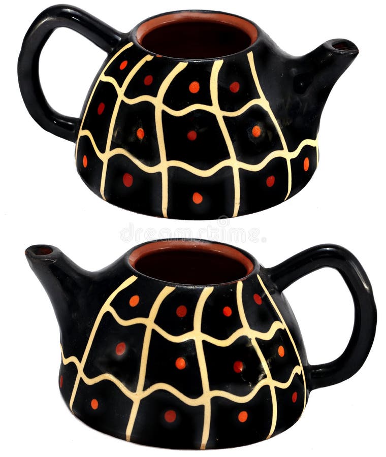 Black homemade kettle stock photo. Image of metal, handle - 73785060