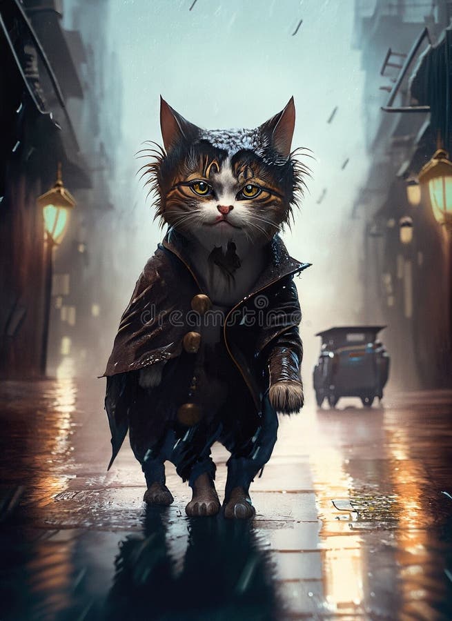 Black Hooded Paper Doll: Kawaii Art with Crystals and Angular Design ...