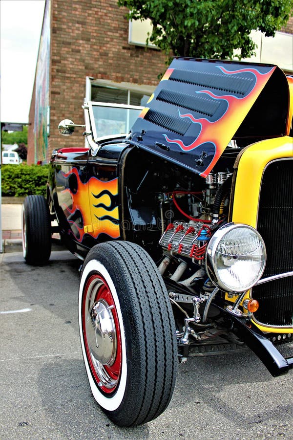 Hot Rod Flames stock image. Image of flame, design, background - 35871855