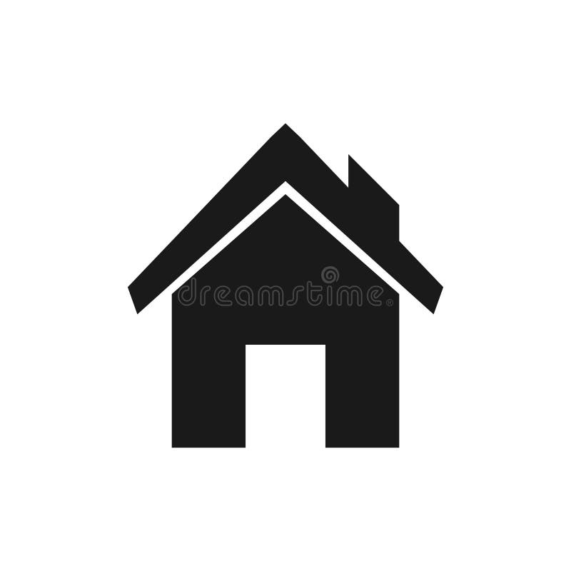 House Icon White Background Stock Illustrations – 206,920 House Icon ...
