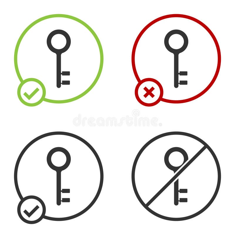Black House Key Icon Isolated on White Background. Circle Button Stock ...