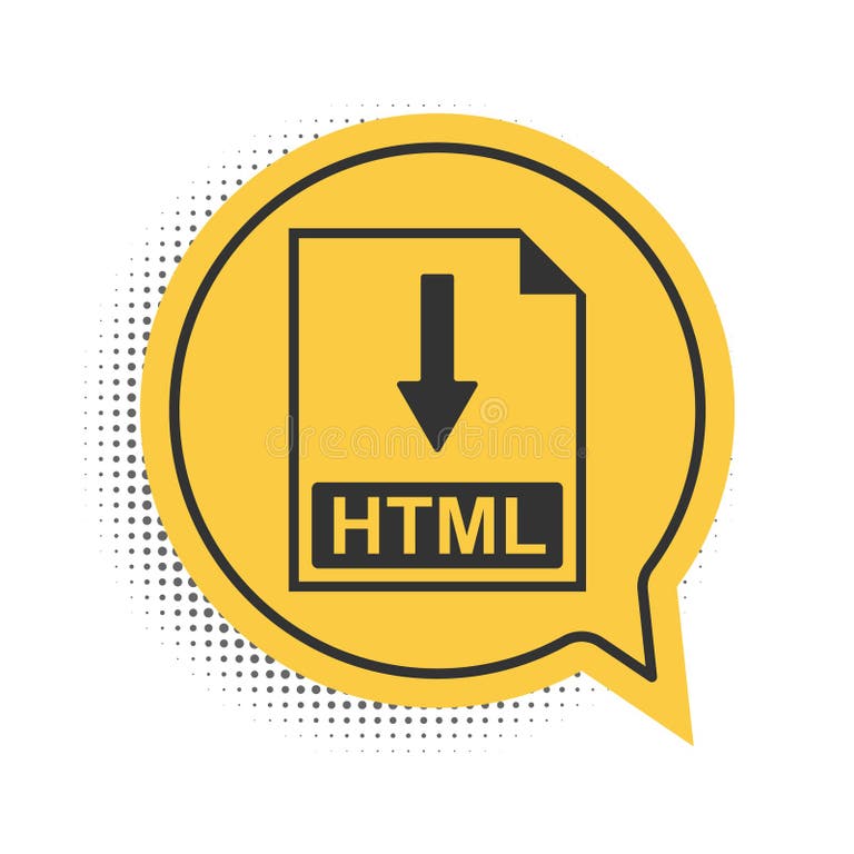 Html File Icon Black White Stock Illustrations – 361 Html File Icon ...