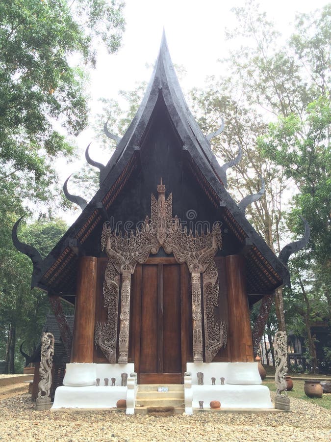 Black Human Sanctuary InThailand Stock Image - Image of thailand ...