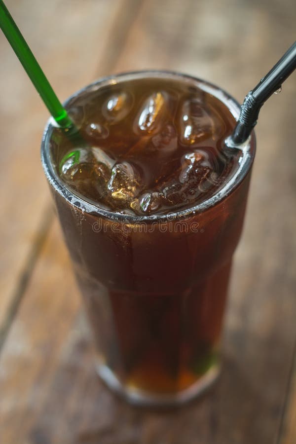 Black Ice Tea stock photo. Image of durst, cold, restaurante - 224838874