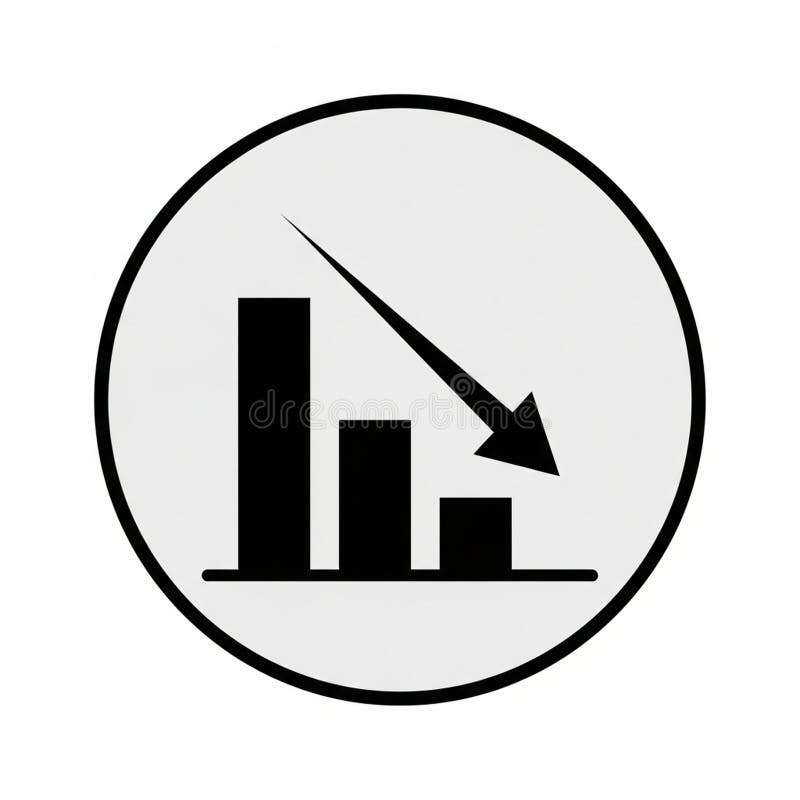 Downward Trend Bar Graph Stock Illustrations – 2,142 Downward Trend Bar ...