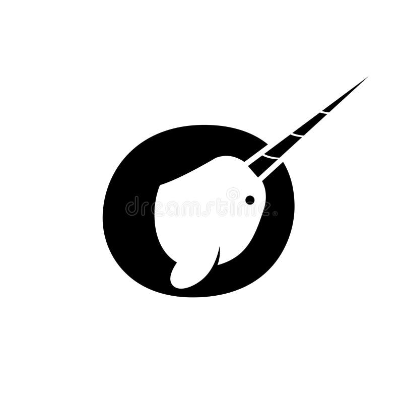 Black Icon Inspiration for Narwhal Processing Stock Vector ...