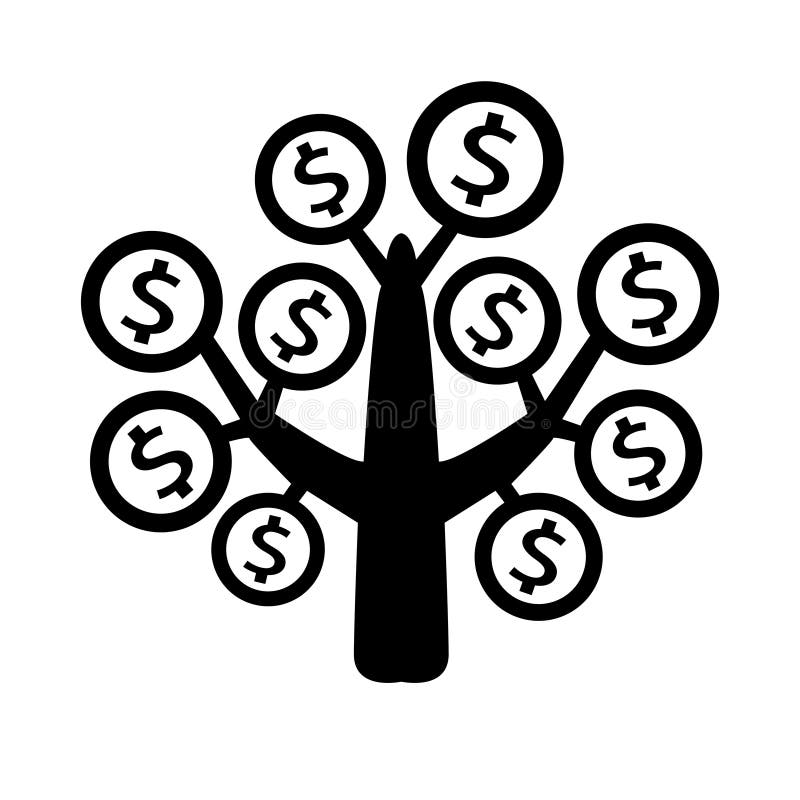 Black Icon for Investment Theme, Investment Vector Collection, Black ...
