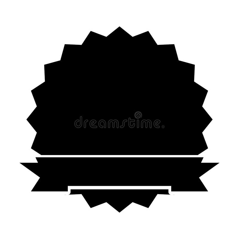 Black icon round emblem stock vector. Illustration of label - 93410581