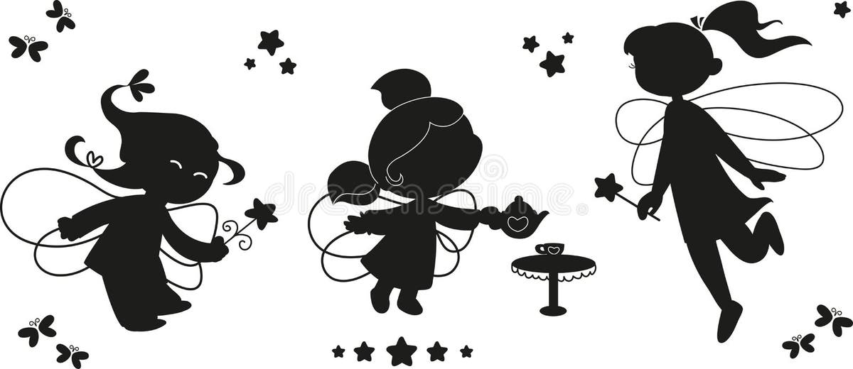 Tooth Fairy Silhouette Stock Illustrations – 291 Tooth Fairy Silhouette ...