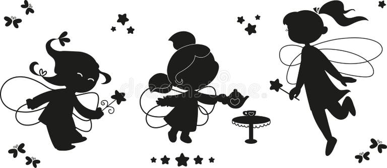 Tooth Fairy Silhouette Stock Illustrations – 291 Tooth Fairy Silhouette ...