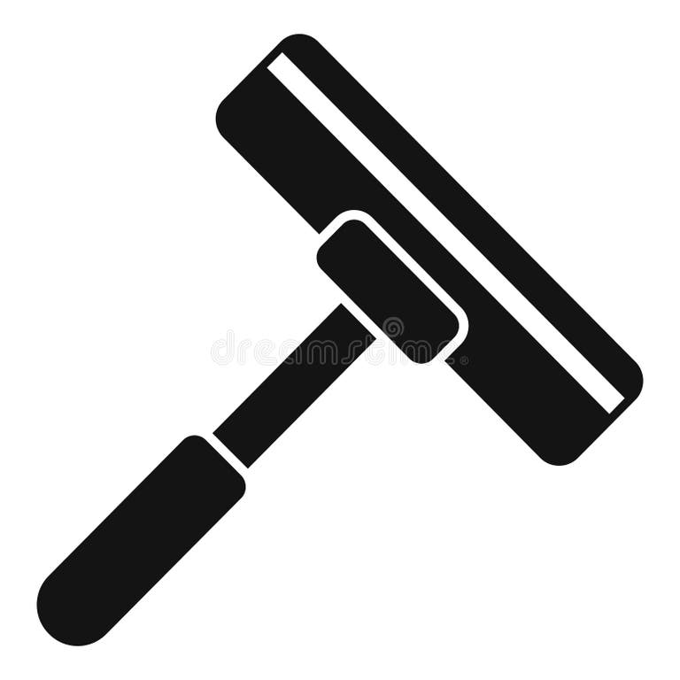 Cleaning Service Logo with Squeegee Cleaning Tool Stock Vector ...