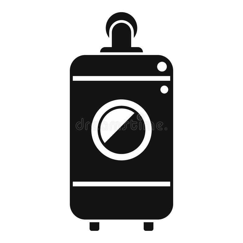 Black Icon of a Traditional Camera Stock Vector - Illustration of ...