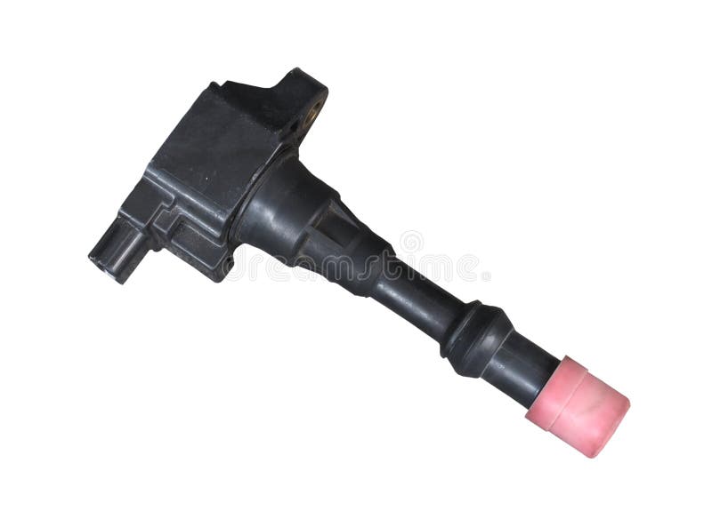 Black ignition coil stock photo. Image of ignition, background - 70327090
