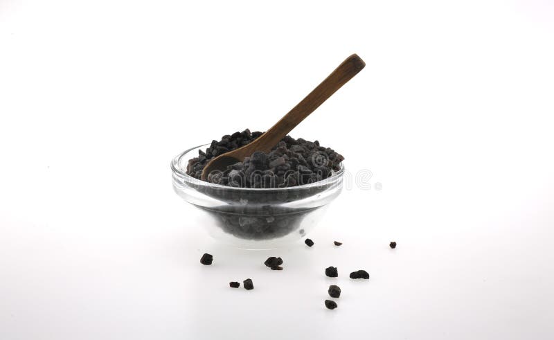 Black Indian Salt Crystals Heap 2017 Stock Photo - Image of ...