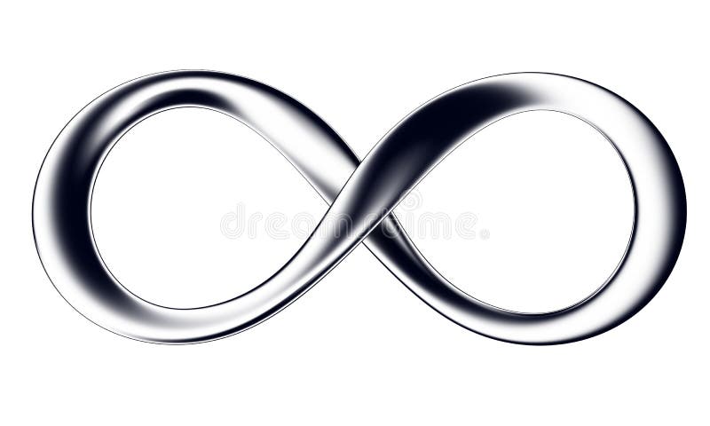 Black infinity stock illustration. Illustration of endlessness - 10284248
