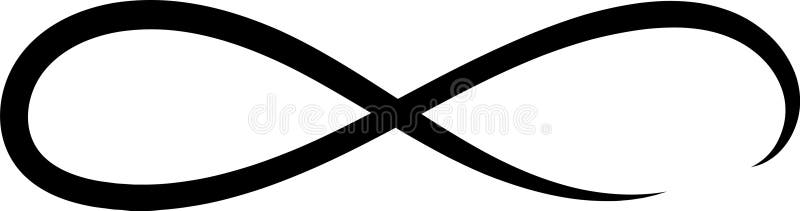 Black Infinity Symbol is Representing the Concept of Eternity ...