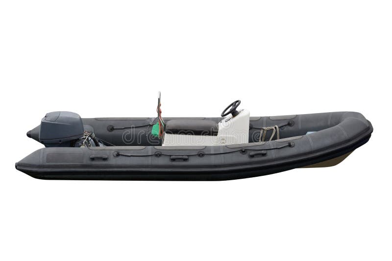 A Black Inflatable Donut on the Seashore. with Soft Wave of Blue Ocean ...