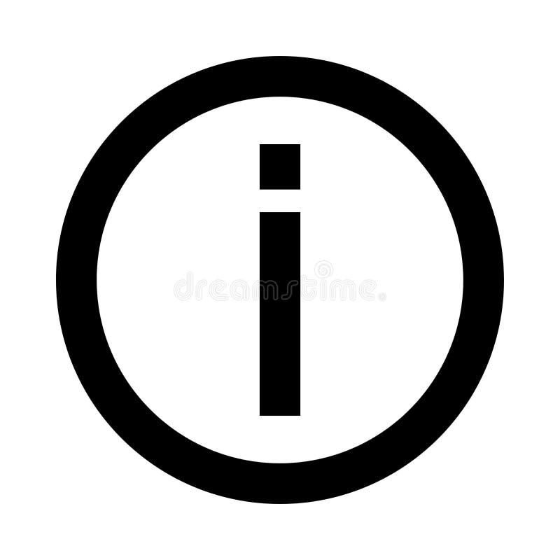Black Information Icon Isolated on Transparent Background. Vector Stock ...