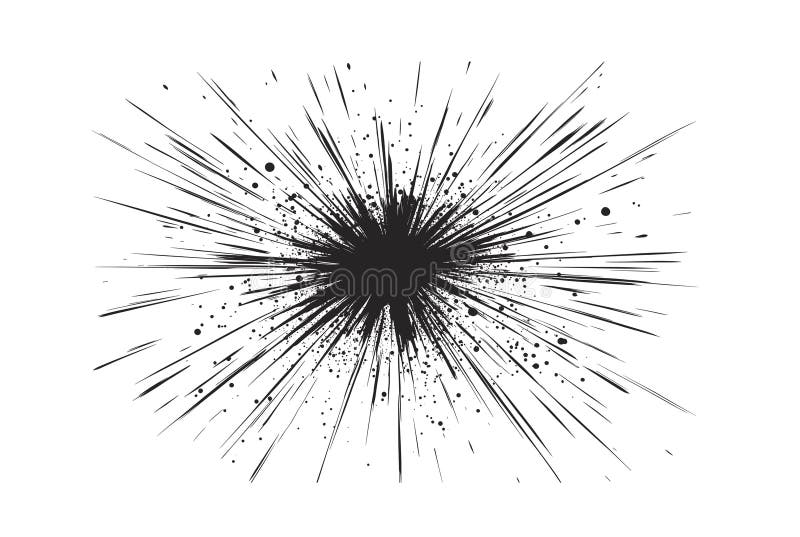 Black Ink Blast stock illustration. Illustration of abstract - 352856968