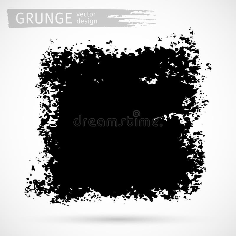 Black ink design element stock vector. Illustration of messy - 143980518