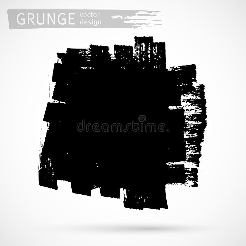 Black ink design element stock vector. Illustration of gouache - 144298146