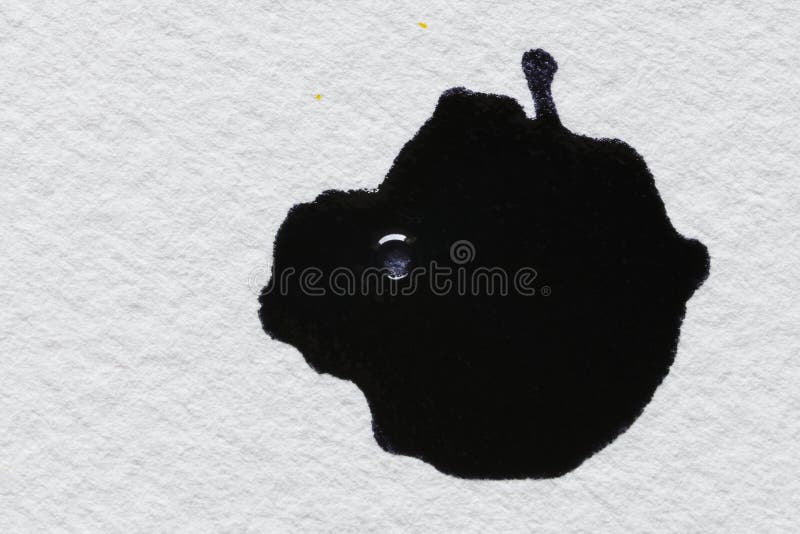 Ink Drop on Paper Macro Close Up Stock Photo - Image of loose, bright ...