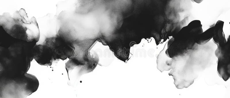 Black Ink Gradients Create a Captivating Seamless Pattern on a Radiant ...