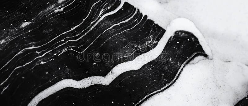 Black Ink Gradients Flow Smoothly on a Radiant White Background ...