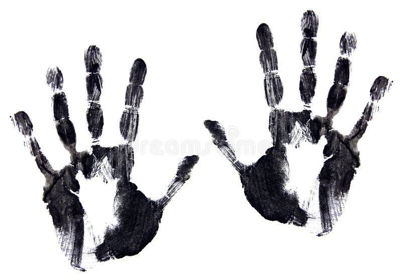 Black Handprints Stock Illustrations – 259 Black Handprints Stock ...