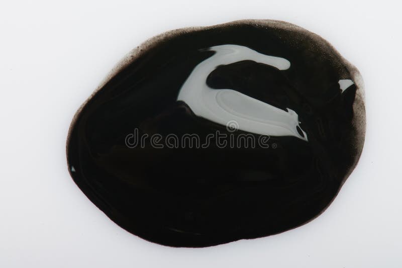 Black ink paint drop stock photo. Image of spot, circle - 143453310