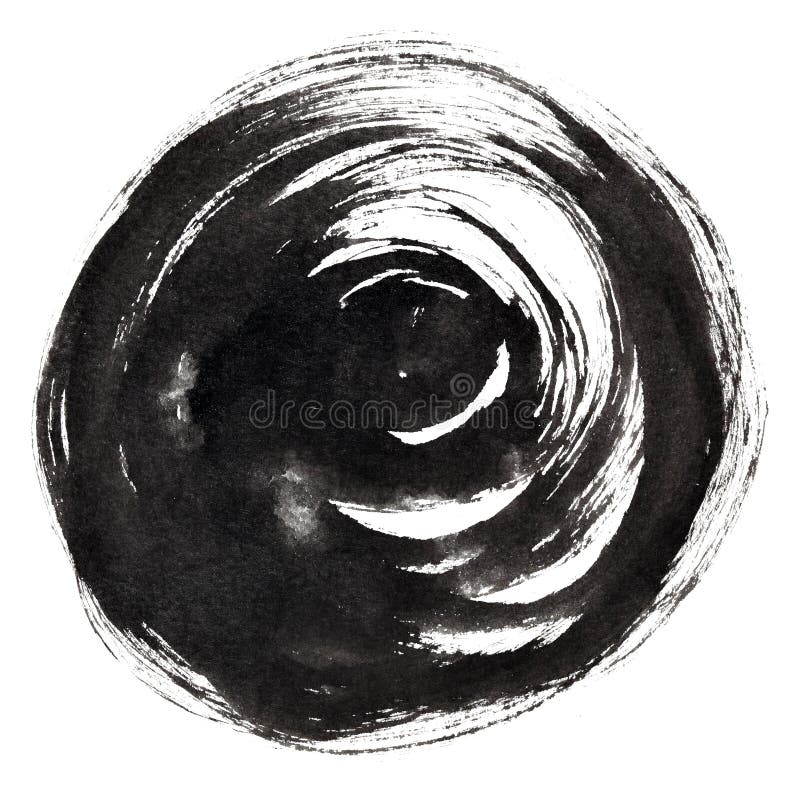 Round Ink Brush Stroke Stock Illustrations – 21,568 Round Ink Brush ...