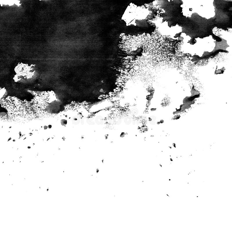 Large Black Ink Splotch. Artistic Backdrop. Stock Illustration ...