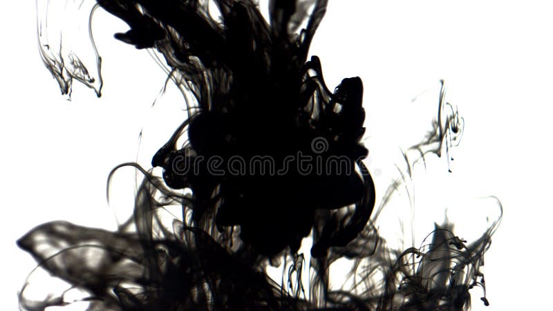 Black inks in water 4K stock video. Video of dark, design - 85907979