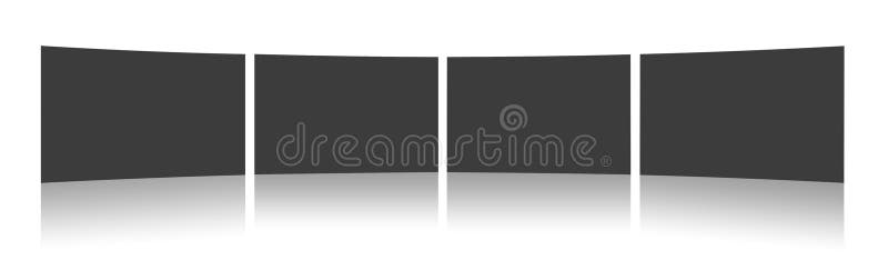 Black Insert Report or Screenshoot Blank Template for Presentation ...